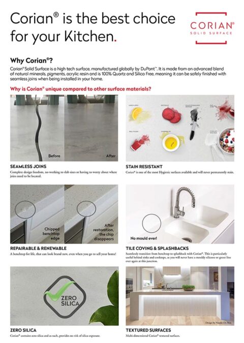 Silica Free Benchtops - Ace Kitchens and Cabinetry